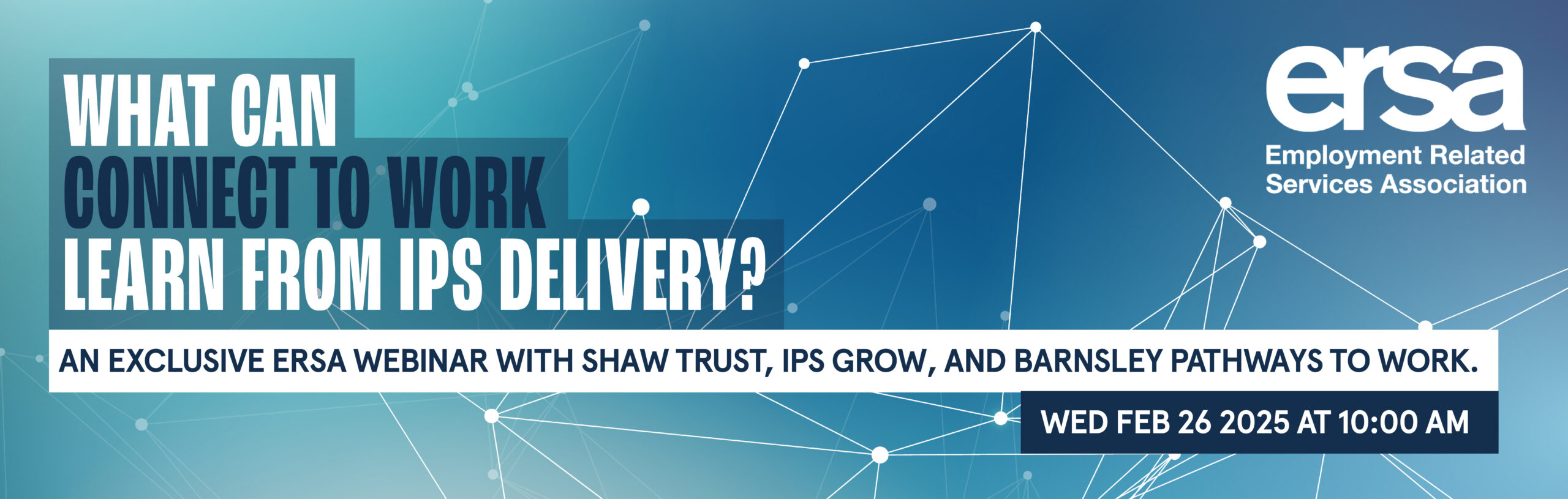 What can Connect to Work learn from IPS delivery? - ERSA | Working for ...